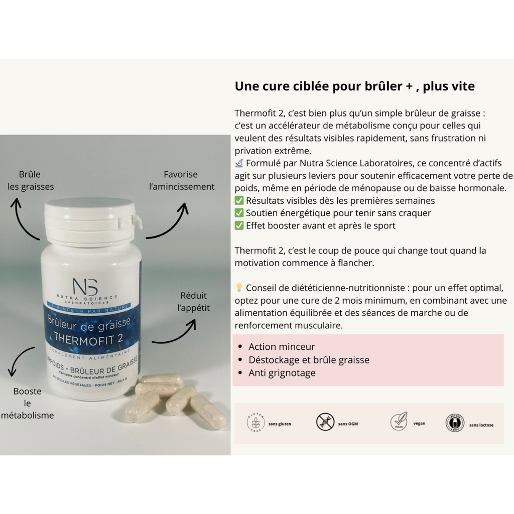THERMOFIT 2 – Brûleur de Graisse - Ventre Plat - 20 jours d'action ...